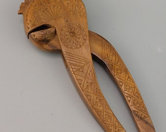 1960's Vintage Hand Carved Wooden Women Nutcracker Made in the ...