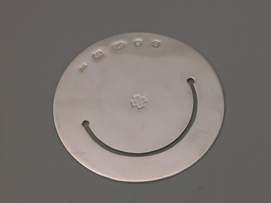 Vintage Sterling Silver Plain Circular Bookmark in Tiffany Style - Etsy