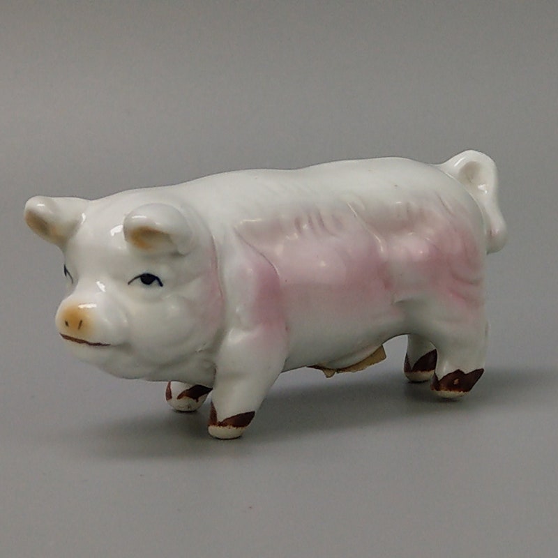 Pig Figurine - Etsy