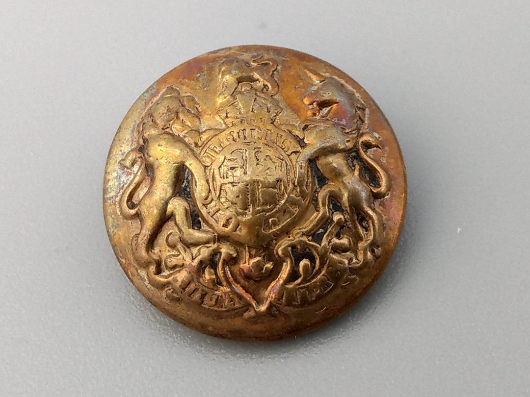 WW1 British General Service Uniform Brass Button 17mm by Player Bros - Etsy