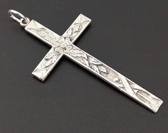 Large Sterling Cross | Etsy