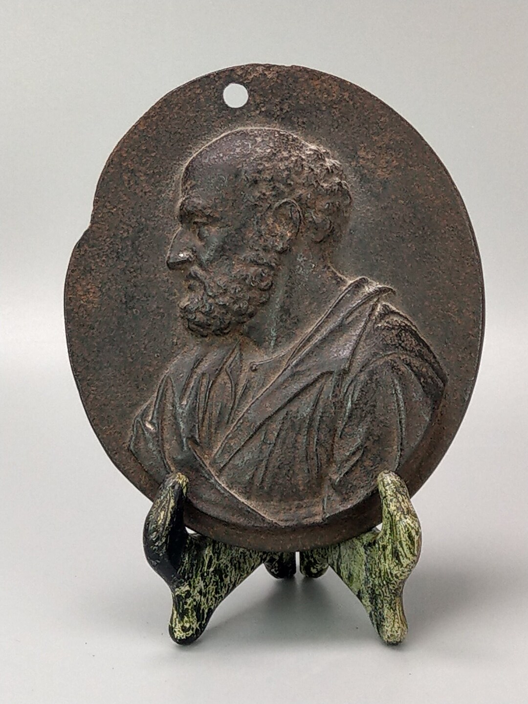 Placa antiga de ferro fundido de Petrus Ramus, século XVIII - Etsy Portugal