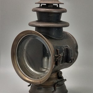 Antique Car Lamp, Rochester, New York, C.1893, With Bevelled Glass. - Etsy