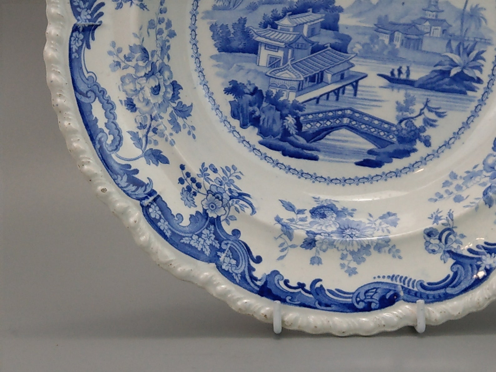 Blue and White Soup Plate Minton Chinese Marine Opaque China C1830 - Etsy