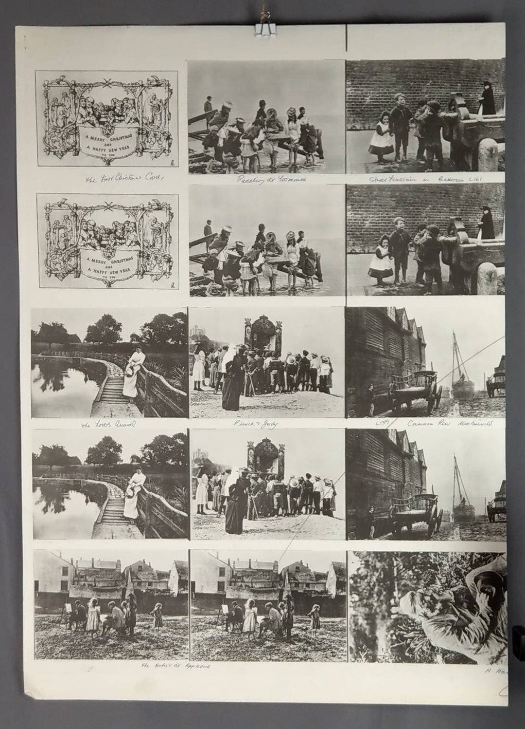 People and Events Cotswold Collotype Frith Uncut Proof Sheet Postcards ...