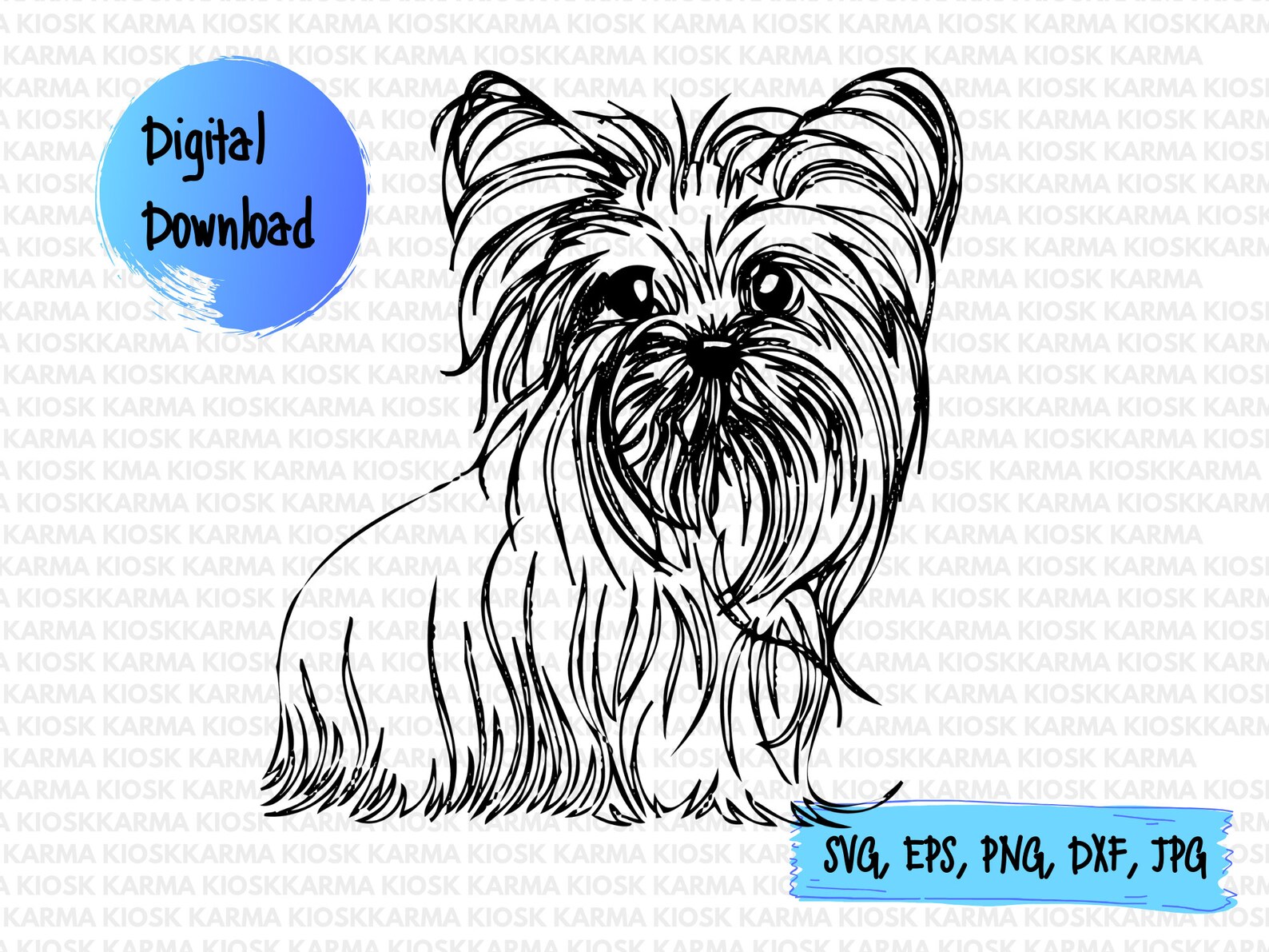 YORKIE SVG 3 svg files for cricut svg files for cricut dog | Etsy