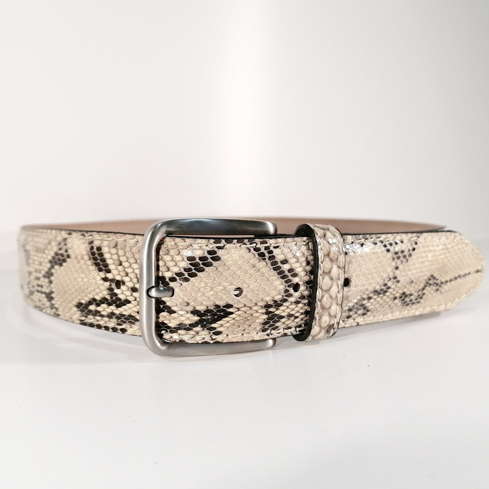 Python Belt Snakeskin Belt Unisex Belt various colors | Etsy