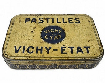 Painted Tin Box - Etsy