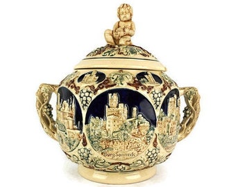 Vintage German Punch Bowl / Tureen by Marzi and Remy, German Castles ...