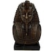 Egypt King Tutankhamun Bronze Statue With Marble Base, Antique Tut ...