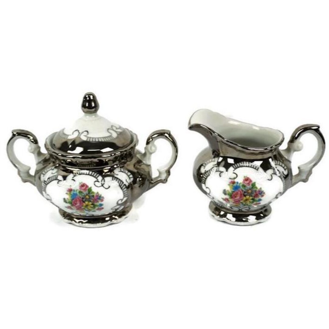 Vintage Italian Porcelain Coffee Tea Set Milk Jug and Sugar Bowl - Etsy