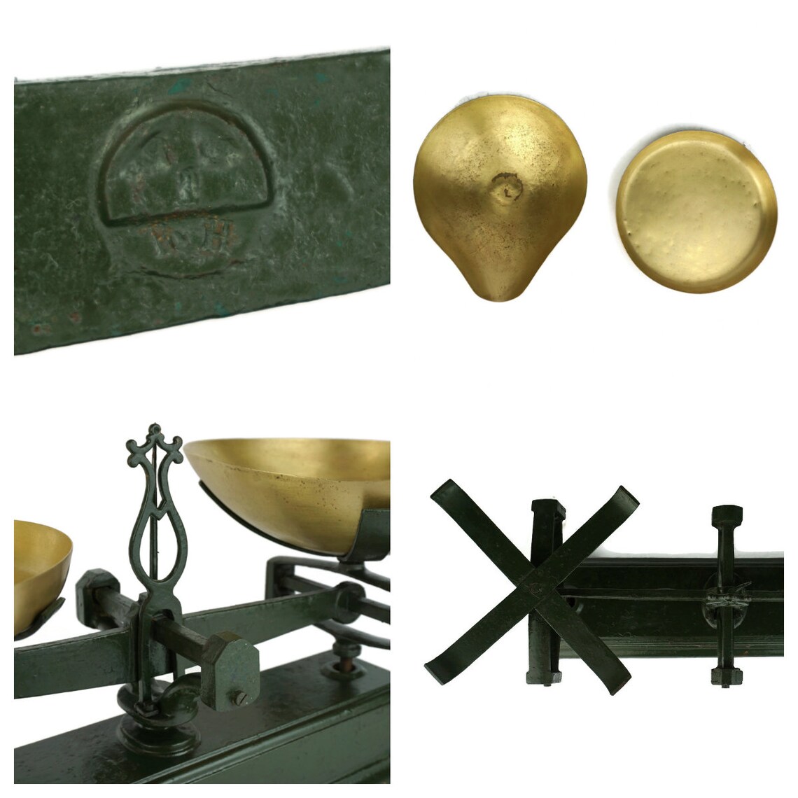 Vintage Balance Scale Antique Balance Scale With Brass Bowls - Etsy