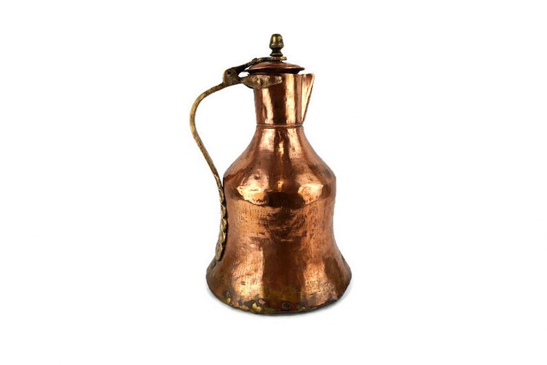 19th Century Islamic Copper Pot Large Copper Pitcher Antique | Etsy