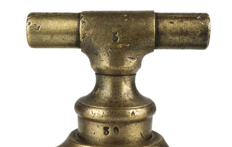 19th Century Large Wine Cask Spigot Antique Brass Spigot - Etsy