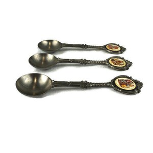 Vintage Pewter Spoons Set of 3 Germany - Etsy