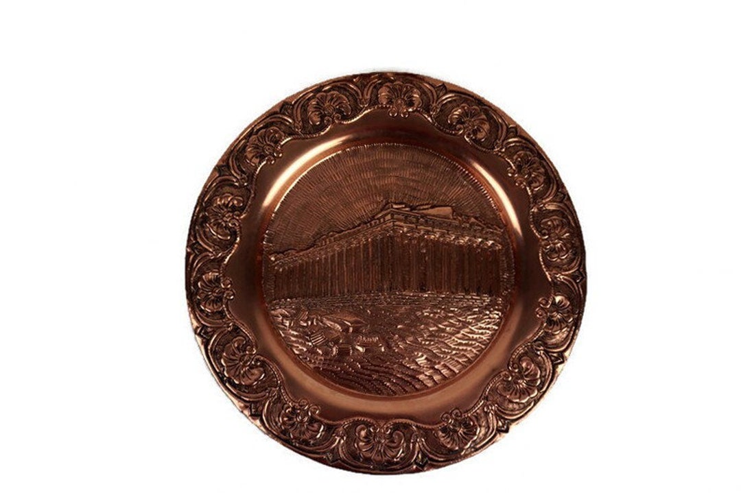 Antique Wall Plate, Greek Wall Plate, Copper Wall Plate - Etsy Canada