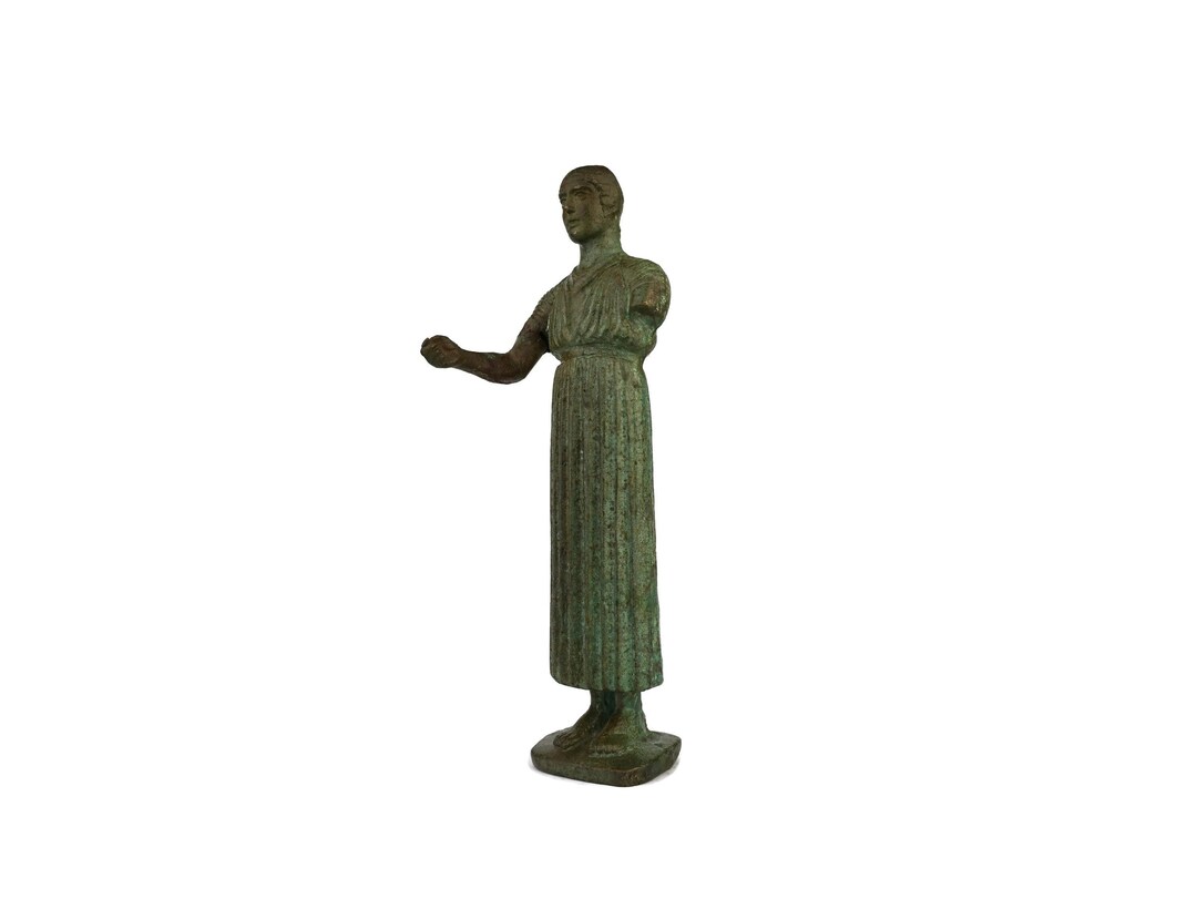 Antinous Bronze Statue the Charioteer of Delphi, Classical Period ...