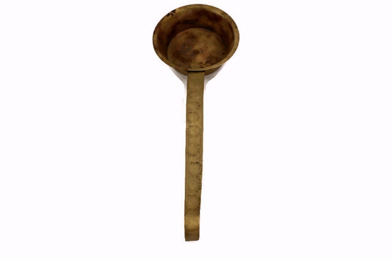 Vintage Solid Brass Ladle Large Brass Jam Preserve Ladle - Etsy UK
