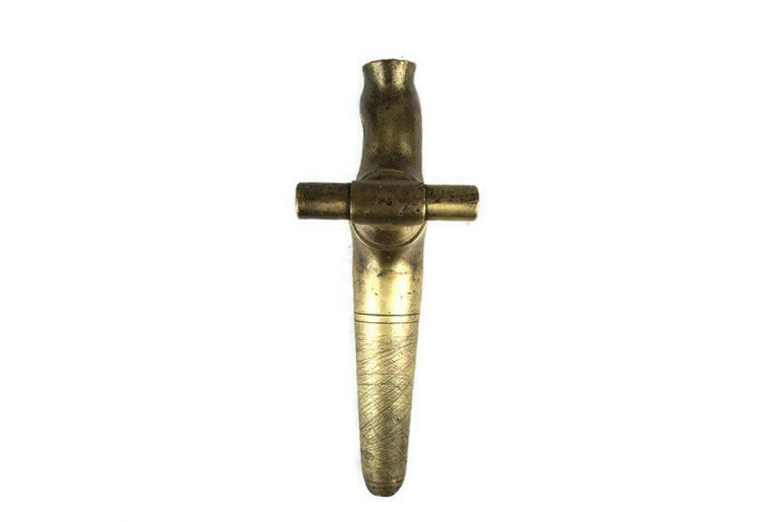 19th Century Large Wine Cask Spigot Antique Brass Spigot - Etsy