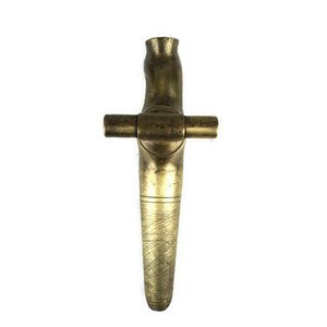 19th Century Large Wine Cask Spigot, Antique Brass Spigot, Vintage ...
