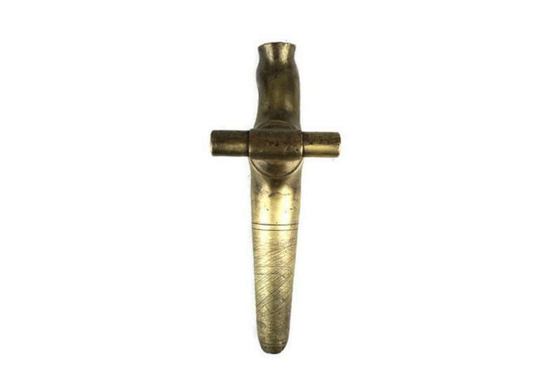 19th Century Large Wine Cask Spigot Antique Brass Spigot - Etsy