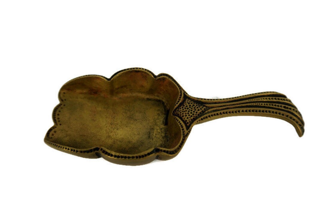 Vintage Solid Brass Shovel With Engraved Handle - Etsy