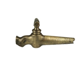 19th Century Large Wine Cask Spigot, Antique Brass Spigot, Vintage ...