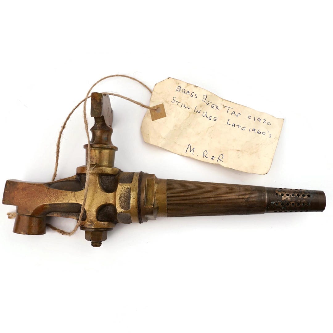 Brass Beer Tap, Beer Cask Spigot, Antique Brass Spigot, Vintage Brass ...