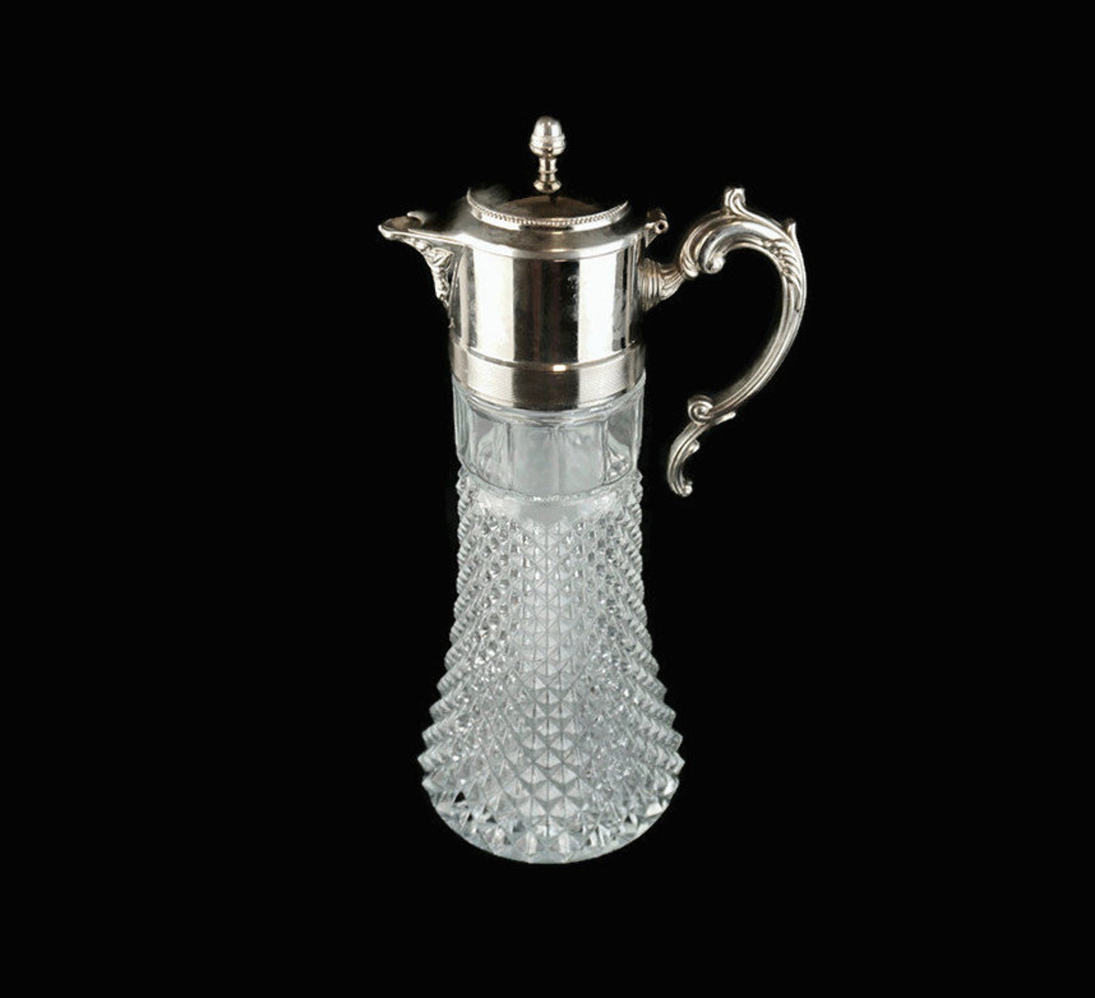 Antique Liqueur Carafe Vintage Glass Bottle With Ice - Etsy