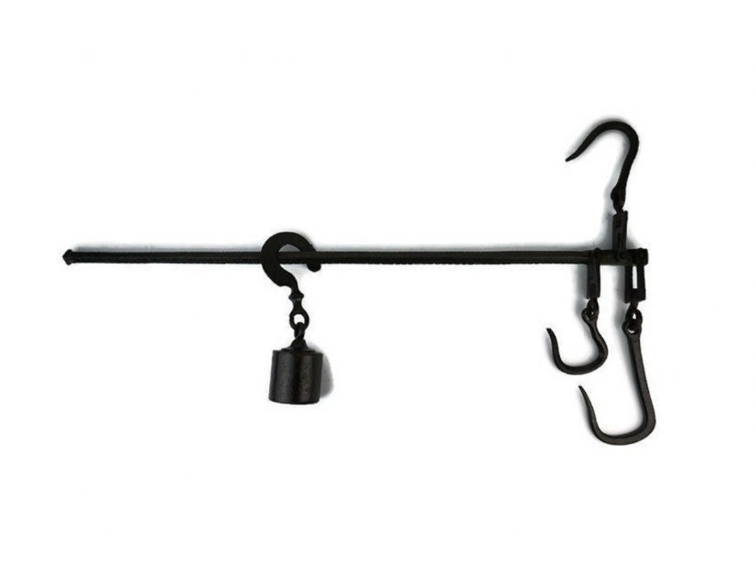 Hanging Balance Scale, Antique French Balance Scale, Iron Balance Scale ...