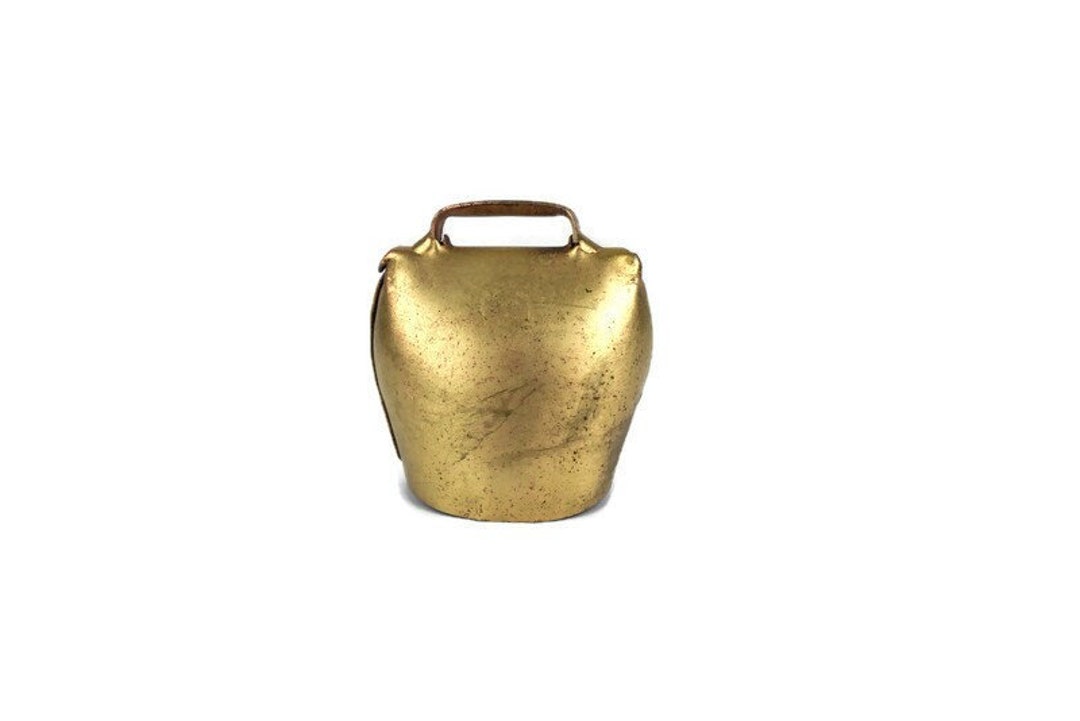 Vintage Brass Bell, Brass Cow Bell - Etsy