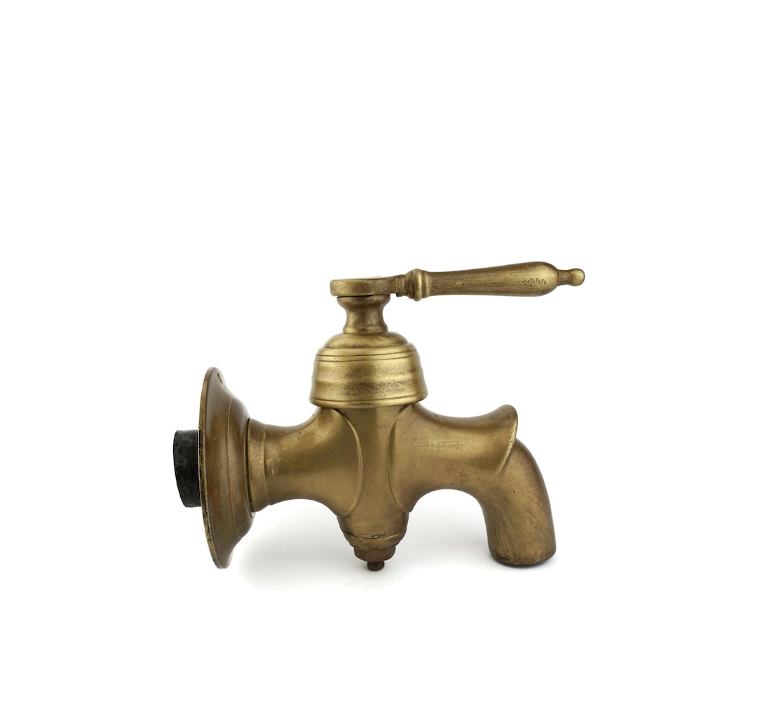 Vintage Fountain Tap, Large Bronze Spigot, Antique Bronze Fountain ...