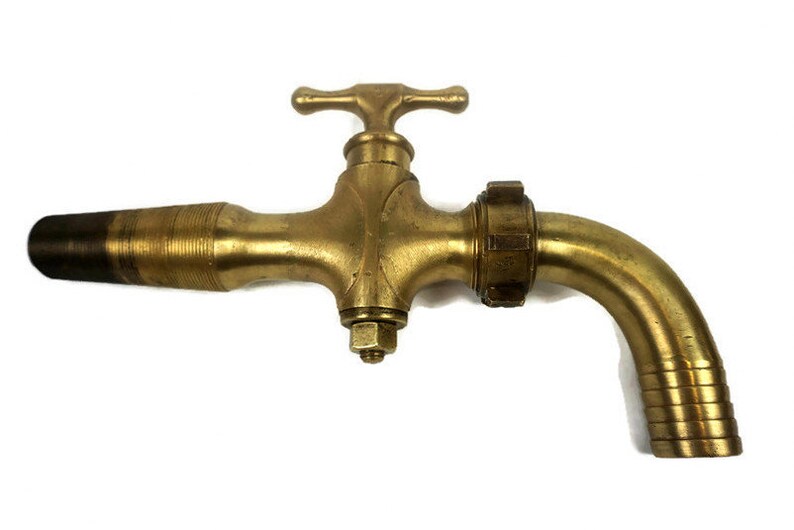 Extra Large Wine Cask Spigot Antique Brass Spigot Vintage | Etsy