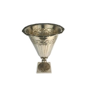 Antique Silver Plated Vase, Large Decorative Vase - Etsy
