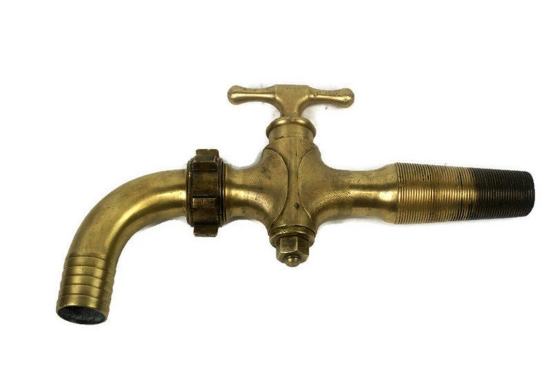 Extra Large Wine Cask Spigot Antique Brass Spigot Vintage | Etsy