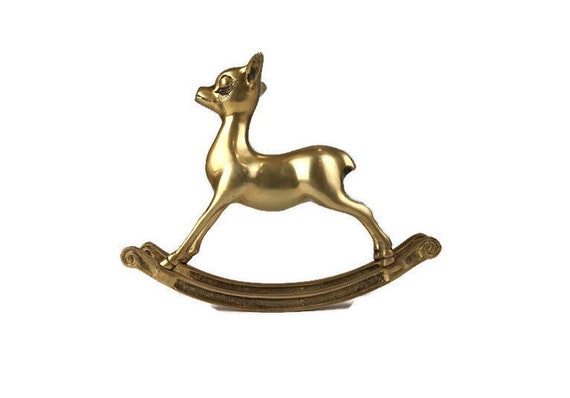 Rocking Baby Deer Figurine Baby Deer Figurine Antique Baby - Etsy