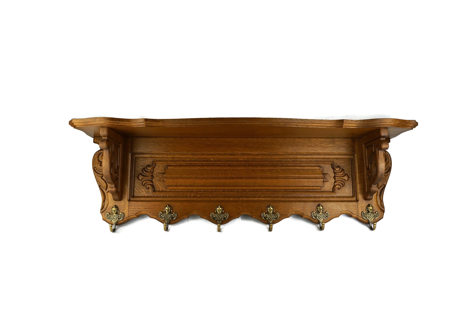 Antique Wall Coat Rack Vintage Coat Rack Carved Coat Rack - Etsy