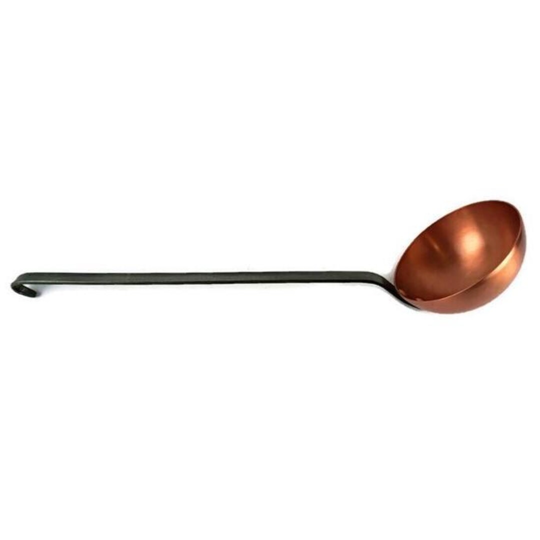 Large Copper Jam Preserve Ladle With Iron Handle France, French Copper ...