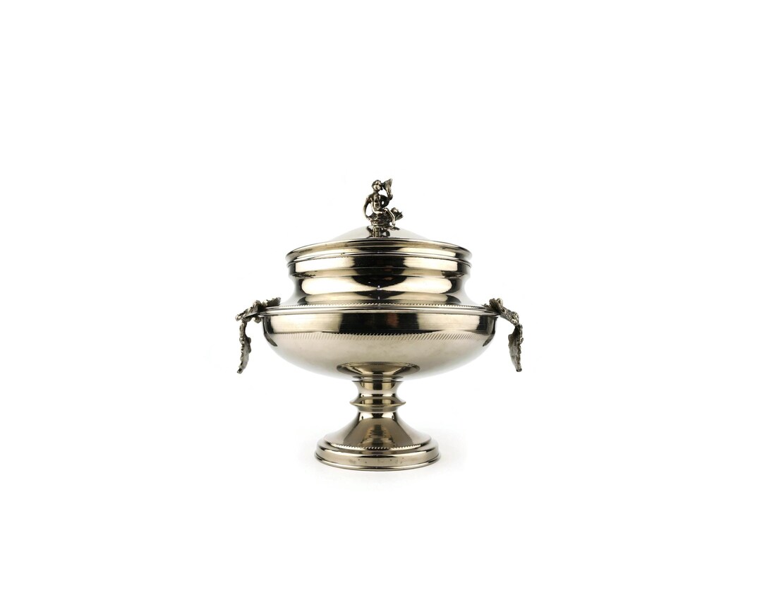 Silver Plated Dining Bowl Bellini Brazil, Vintage Silver Plated Serving ...