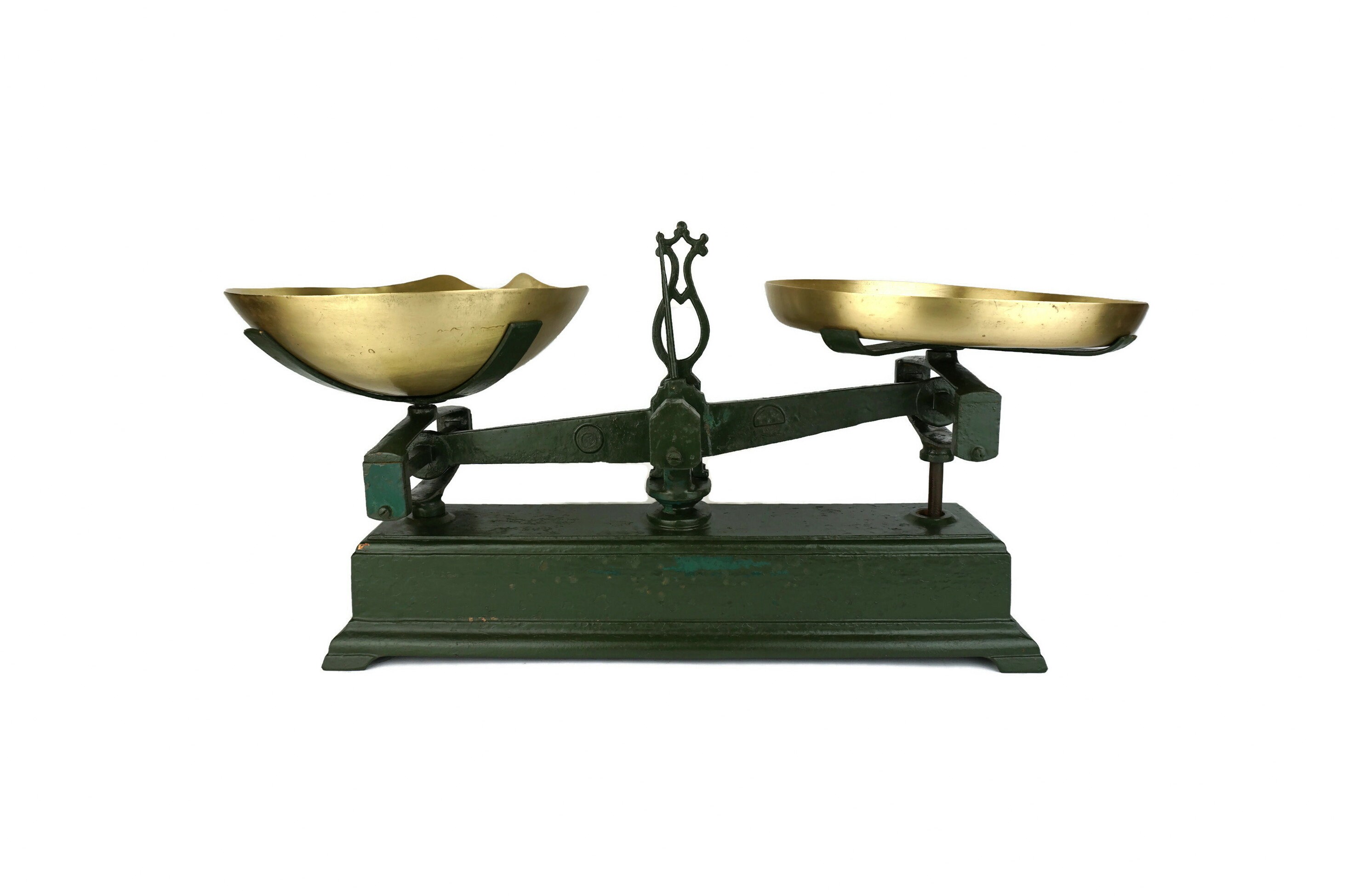 Vintage Balance Scale Antique Balance Scale With Brass Bowls - Etsy