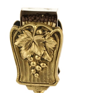 Antique Brass Matchbox Holder, Brass Matchbox Holder, Brass Match ...