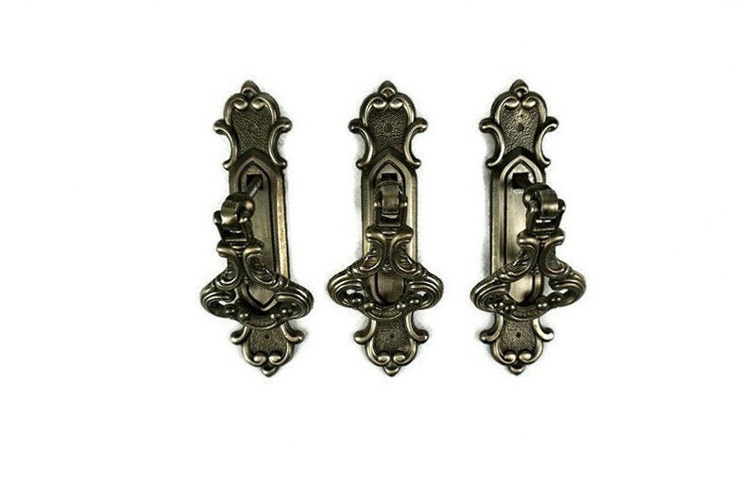Vintage Original French Furniture Handles Set - Etsy