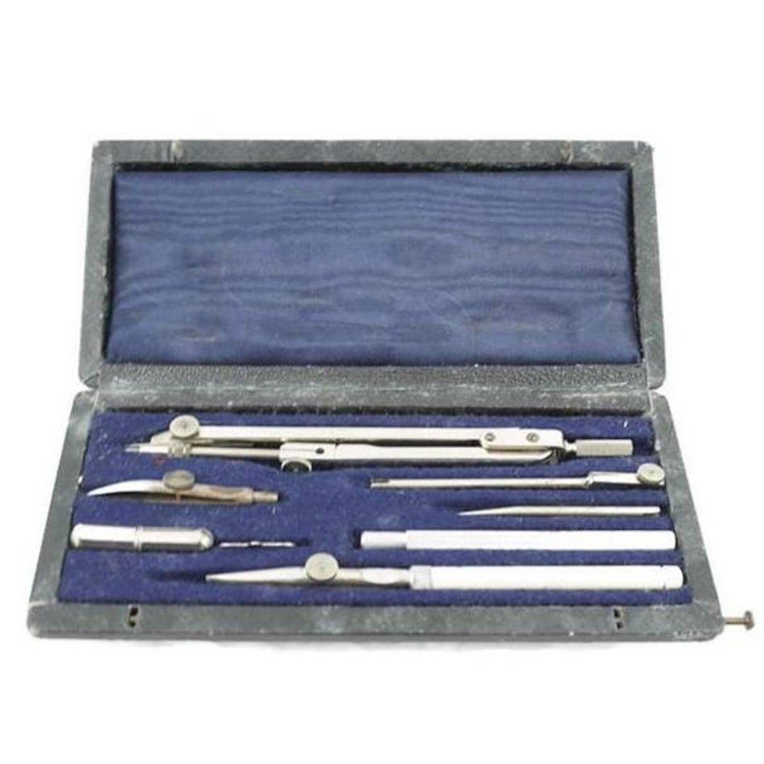 Vintage Drawing Tool Set in Original Box - Etsy
