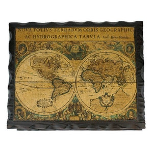 Antique Storage Box, Old Map Storage Box, Wooden Storage Box - Etsy