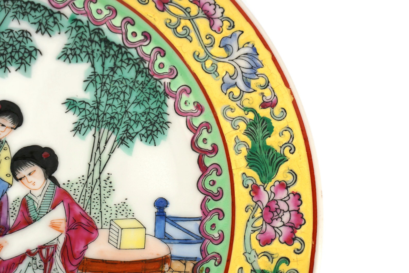 Antique Chinese Porcelain Plate Hand Painted Chinese Plate - Etsy