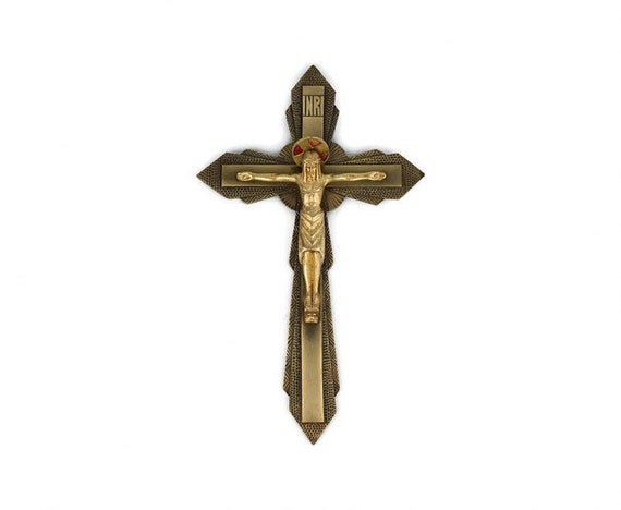 Vintage Jesus Cross Crucifix Antique Catholic Crucifix Wall - Etsy