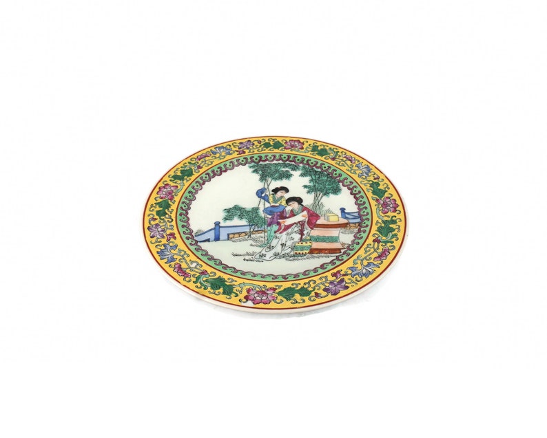 Antique Chinese Porcelain Plate Hand Painted Chinese Plate - Etsy