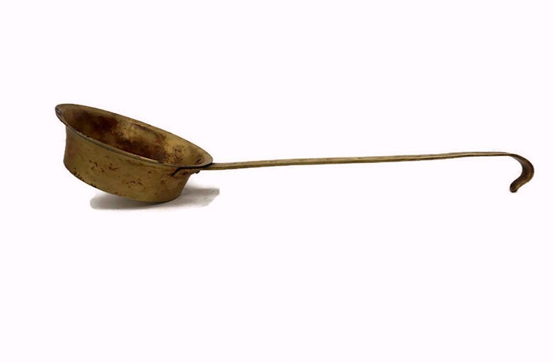 Vintage Solid Brass Ladle Large Brass Jam Preserve Ladle - Etsy UK