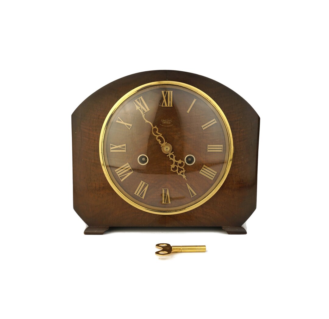 Smiths Enfield Mantle Clock, Antique Mantel Clock, Vintage Table Clock ...
