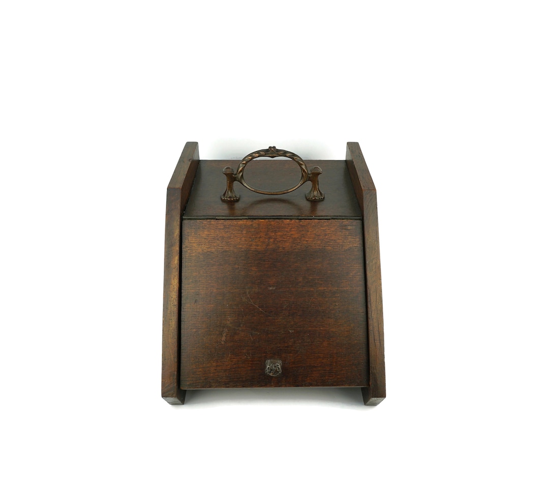 Wooden Coal Scuttle, Coal Storage Box, Wooden Coal Scuttle - Etsy
